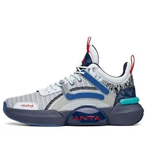 ANTA X Naruto 'uchiha Sasuke' Sneakers - Grey/blue