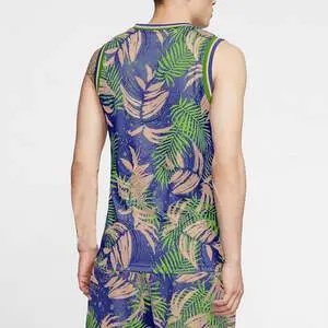 JORDAN Wings Printed Basketball Vest - Purple