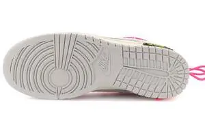 Nike X Off-white Dunk Low "the 50" Lot 17 Sneakers - Gray/white