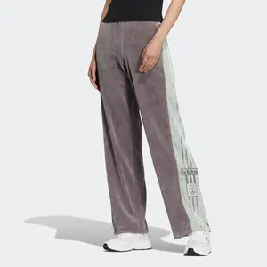 Adidas Adibreak Velour Track Pants - Brown