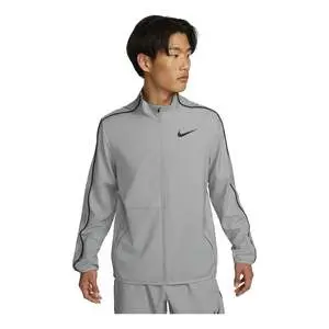 Nike Dri-fit Team Woven Track Jacket - Grey