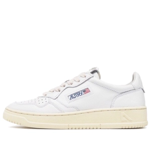 AUTRY Medalist Low Goatskin Sneakers - White