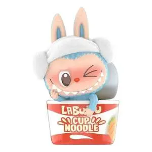 POP MART The Monsters Labubu Wacky Mart Figure "cup Noodles - Multi-color