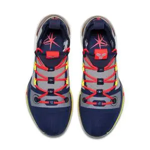 Nike Kobe A.d. Exodus Basketball Sneakers - Gray/blue/yellow