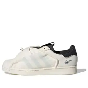 Adidas X Melting Sadness Superstar Sneakers - Beige/black