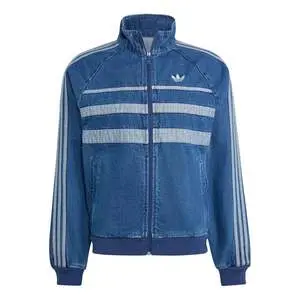 Adidas Adicolor Denim Track Jacket - Light Denim