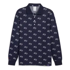 PUMA X Noah Jacquard Polo Shirt - Navy