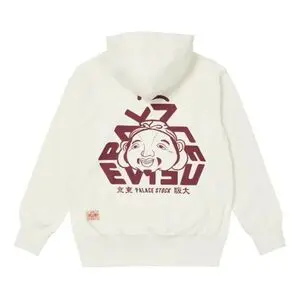 PALACE X Evisu Fw21 Tri-godhead Hood - White