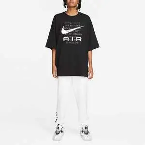 Nike T-shirt 'black - Black/multi-color