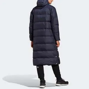 Adidas Down Hooded Long Jacket