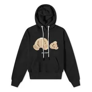 Palm Angels Kill The Bear Popover Hoodie - Black