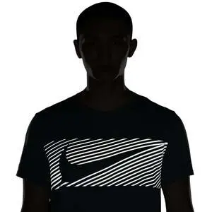 Nike Miler Flash Dri-fit Uv Running T-shirt - Bicoastal