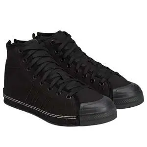 Adidas Y-3 Nizza Hi Lace Up Zip Up Sneakers - Black