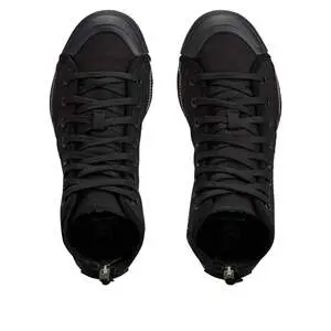 Adidas Y-3 Nizza Hi Lace Up Zip Up Sneakers - Black
