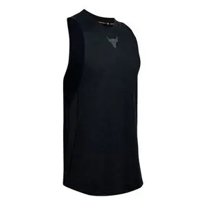 Under Armour Project Rock Charged Cotton Tank - Black