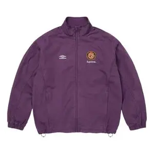 Supreme X Umbro Ss26 Cotton Ripstop Track Jacket - Plum
