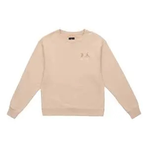 JORDAN X Union Crossover Logo Solid Color Sleeve Sports Round Neck Asia Edition Khaki - Default Color