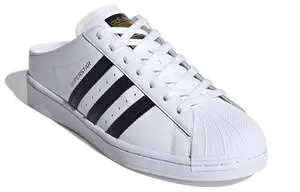 Adidas Superstar Slip-on Backless Mule - White/black