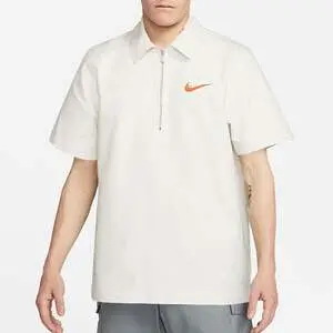 Nike Short Sleeve Half Zip Polo Shirt