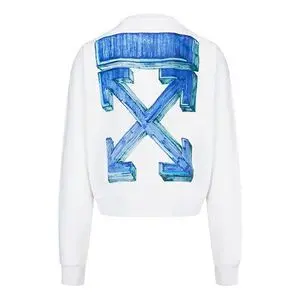 Off-White Off-White FW20 Marker Arrows Loose Sweater White
