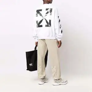 Off-White Fw21 Arrow Logo Printed Pullover