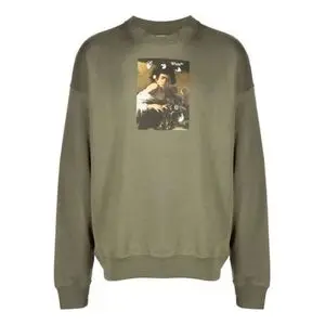Off-White Caravaggio Print Sweatshirt - Green/multicolor