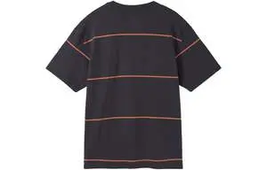 Nike Ss22 Stripe Round Neck Pullover Short Sleeve Gray