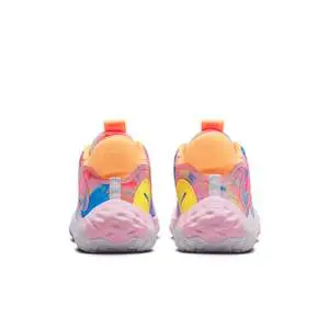 Nike Pg "painted Swoosh" Sneakers - Pink/blue