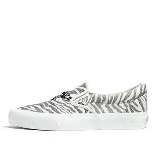 VANS Needles X Vault Classic Slip-on V 'animal Print' Sneakers - White