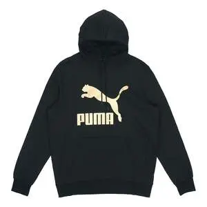 PUMA Classics Bronzing Logo Print Hoodie
