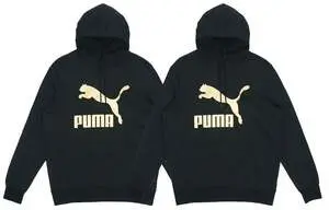 PUMA Classics Bronzing Logo Print Hoodie
