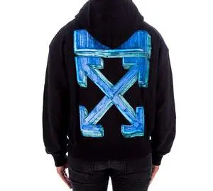 Off-White Fw20 Arrows Printing Hooded Pullover