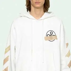 Off-White Arrows Sketch Logo Loose Fit Hoodie