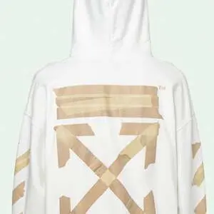 Off-White Arrows Sketch Logo Loose Fit Hoodie