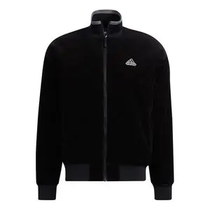 Adidas Corduroy Stand Collar Zip-up Jacket - Default Color