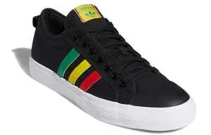 Adidas Nizza Tricolor Stripes Sneakers - Black