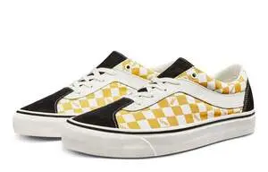 VANS Bold Ni Checkerboard Sneakers - Black/mango Mojito