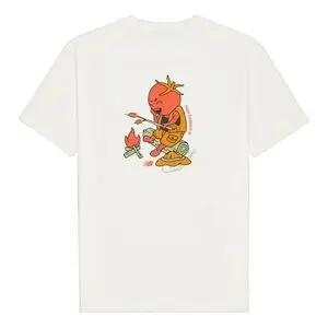 NEW BALANCE Graphic Print T-shirt Asia Sizing - White