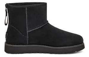 UGG Classic Mini Logo Zip Boots - Black