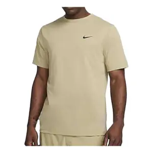 Nike Nike Dri-FIT UV Hyverse Short Sleeve Fitness Top Olive