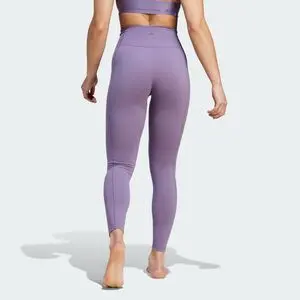 Adidas Aeroready Cropped Leggings - Purple