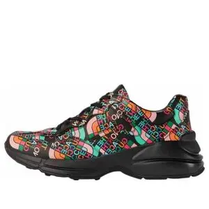 Gucci The North Face X Gucci Rhyton Allover Logo Sneakers Black/multi-color
