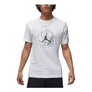 JORDAN Dri-fit Sport Graphic T-shirts - White
