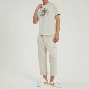 Nike Solid Color Straight Slim Fit Woven Casual Long Pants