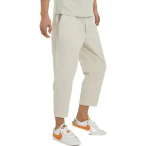 Nike Solid Color Straight Slim Fit Woven Casual Long Pants
