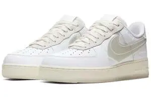 Nike Force 1 Low "transparent Swoosh - White