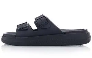 LI-NING Clap Slippers With Buckles - Black