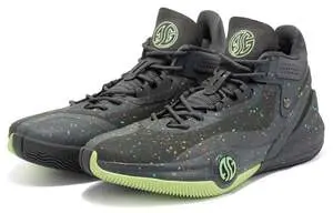 361 DEGREES Ag3 Aaron Gordon "night Exercise" High Top Sneakers - Green/dark Green