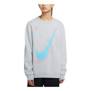Nike X Lpl Crossover Knit Round Neck Pullover - Grey