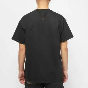 Nike X Travis Scott Cactus Jack Embroidered Logo Pocket T-shirt - Black